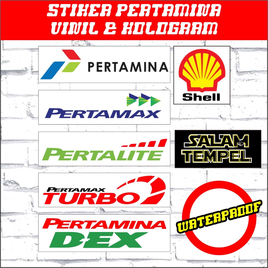 Jual Stiker Vinil & Hologram Pertamina Pertalite Pertamax Pertamina Dex ...