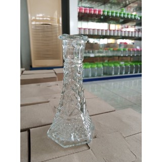 Jual Vas Bunga Kaca Bulat Montok Bening Atlantic Vase Vas Kaca Ikan ...