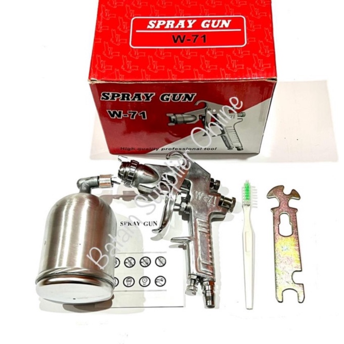 Jual Spray Gun W71 Tabung Atas 400ml Gun Spray Pengecatan Mobil - 915 | Shopee Indonesia