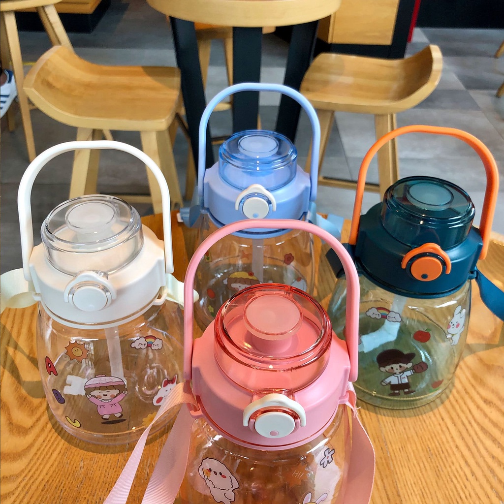 Jual Botol Minum Gemoy Viral 1300ml / Botol Gemoy Bening 1,3liter ...