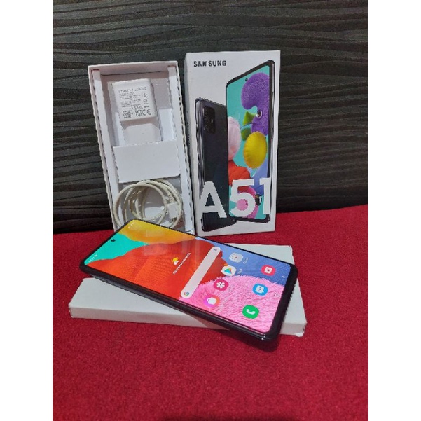 Jual SAMSUNG GALAXY A51 8-128GB FULLSET | Shopee Indonesia