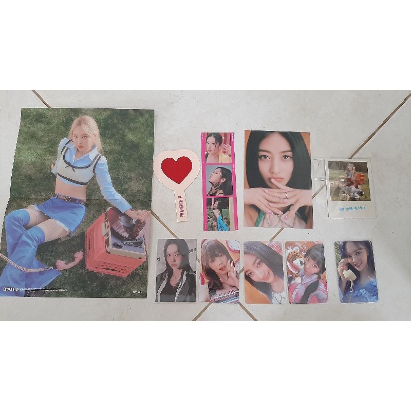 Jual (Ready) Photocard twice album between 1&2 scratch id card poster formula of love index ...