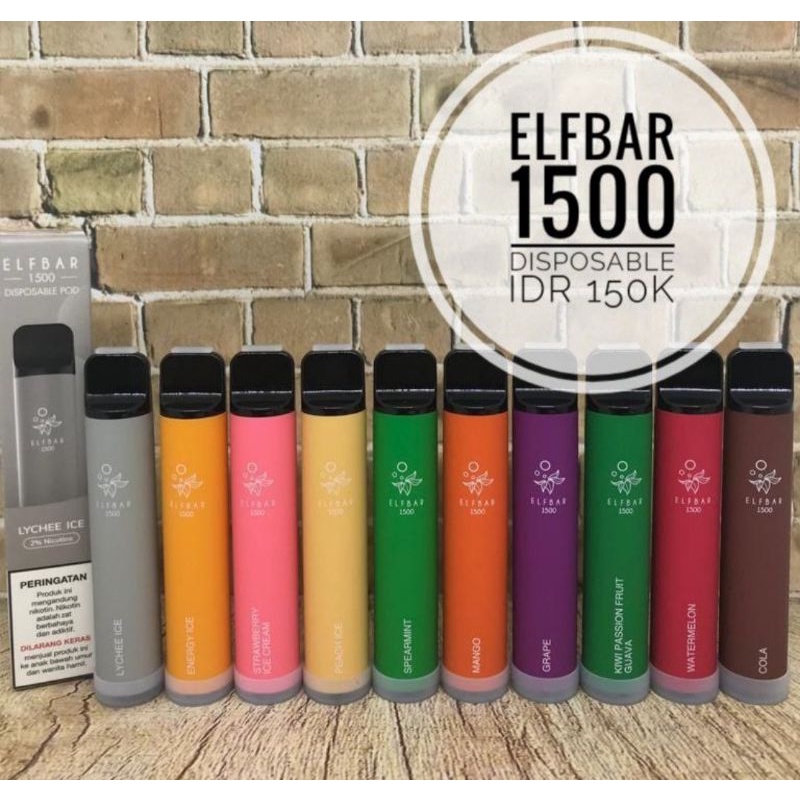 Jual Elfbar 1500 Disposable Pod | Shopee Indonesia