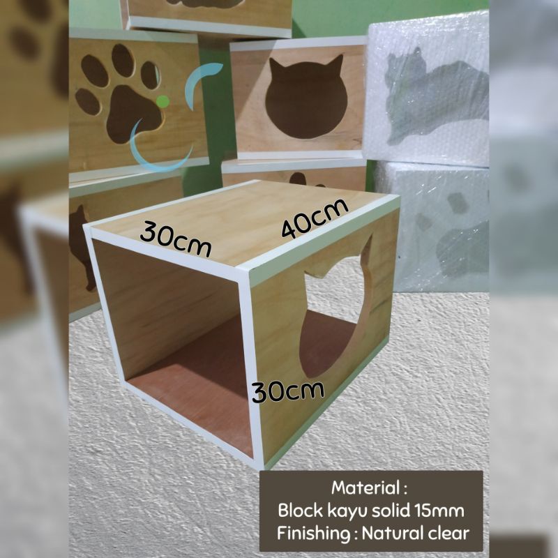 Jual Cat Playground / kandang kucing / kotak kucing 18mm | Shopee Indonesia