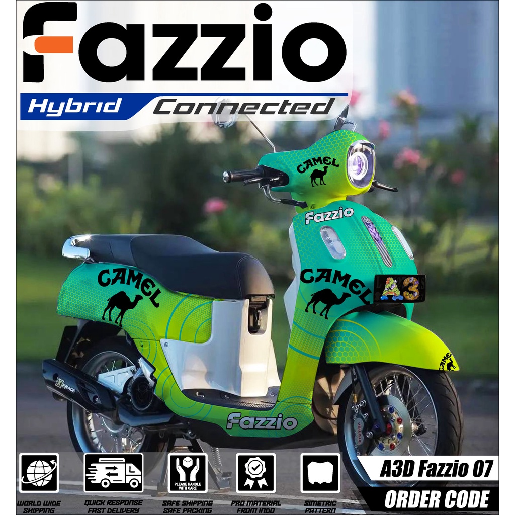 Jual Decal Sticker Fazzio Fullbody Decal Sticker YAMAHA FAZZIO keren ...