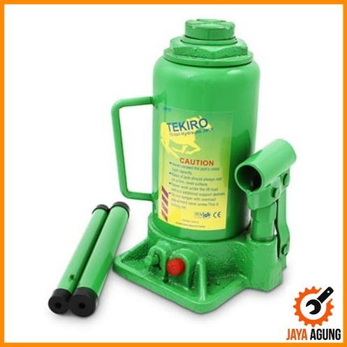 Jual TEKIRO HYDRAULIC WELDED BOTTLE JACK / DONGKRAK BOTOL 10 TON AU ...