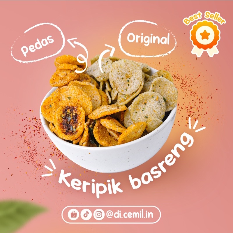 Jual [BEST SELLER] Keripik Basreng | Baso Goreng | Basreng | Shopee ...