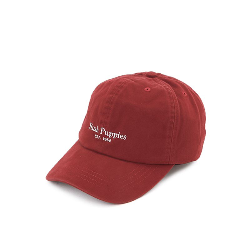 Jual Hush Puppies Topi Typo Maroon | Shopee Indonesia