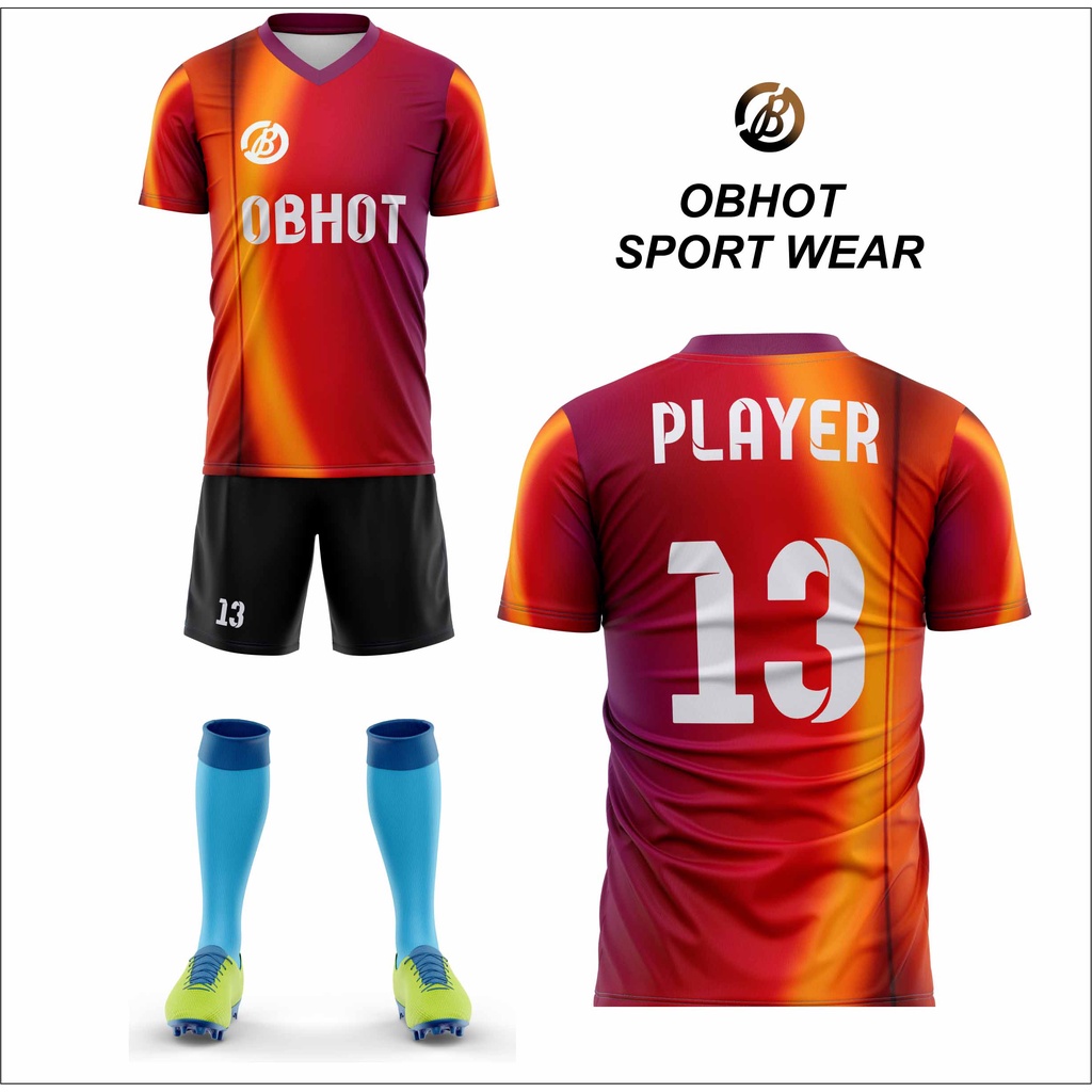 Jual JERSEY FUTSAL CUSTOM FULL PRINT BISA SATUAN POLA13 | Shopee Indonesia