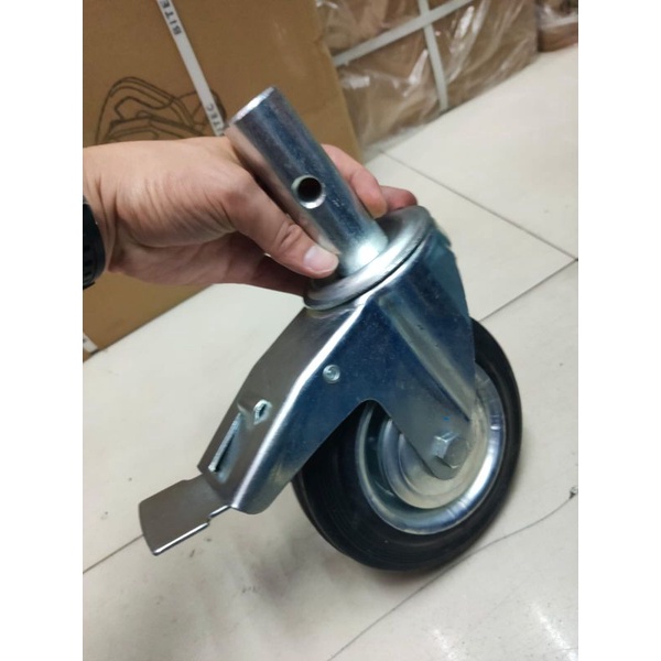 Jual Roda scafolding 6 inch rem Roda stager 6in karet Roda steger 6 ...