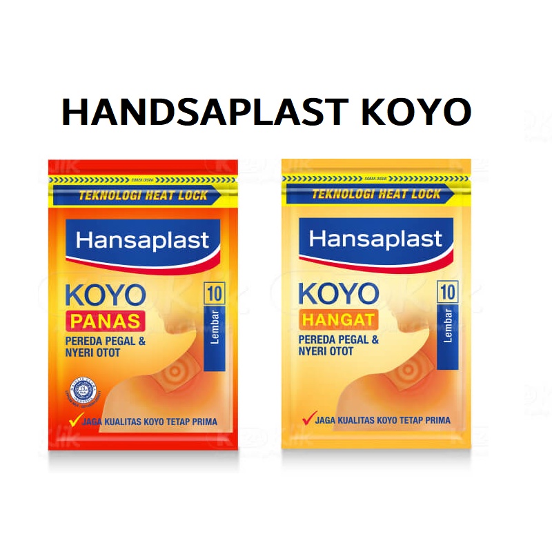 Jual Hansaplast Koyo Hangat Resealable - Koyo Panas Resealable isi 10 ...