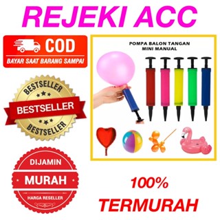 Jual Pompa Balon Tangan Manual / Alat Pompa Tiup Angin Balloon Bola ...