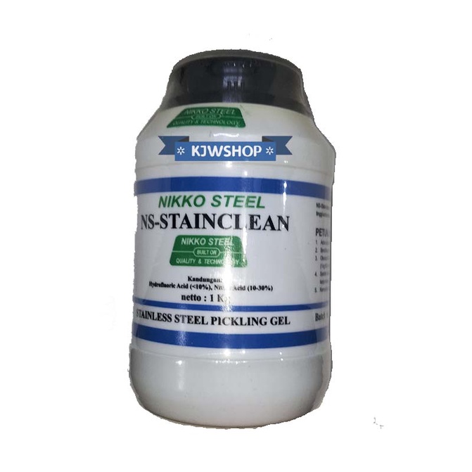 Jual Gel Pembersih Stainless Nikko Steel NS Stain Clean 1kg Pickling ...