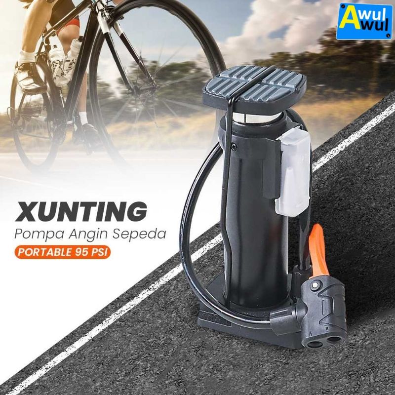 Jual Pompa Ban Manual Model Injak untuk Sepeda dan Motor | Shopee Indonesia