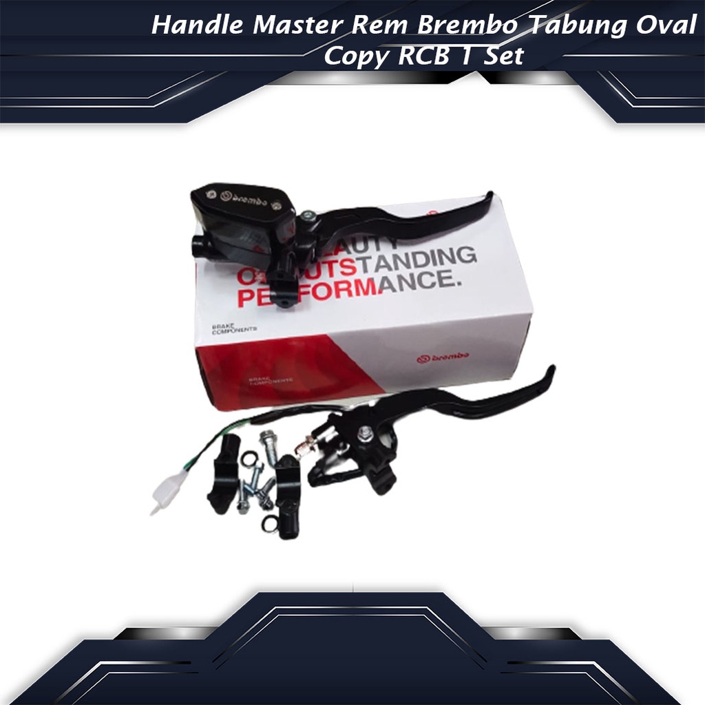 Jual Handle Master Rem Brembo Tabung Oval 1 Set | Shopee Indonesia