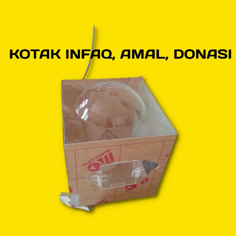 Jual kotak amal infaq akrilik | Shopee Indonesia
