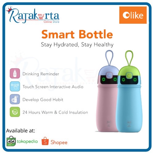 Jual Olike Smart Bottle Pengingat Minum botol pintar anak original ...