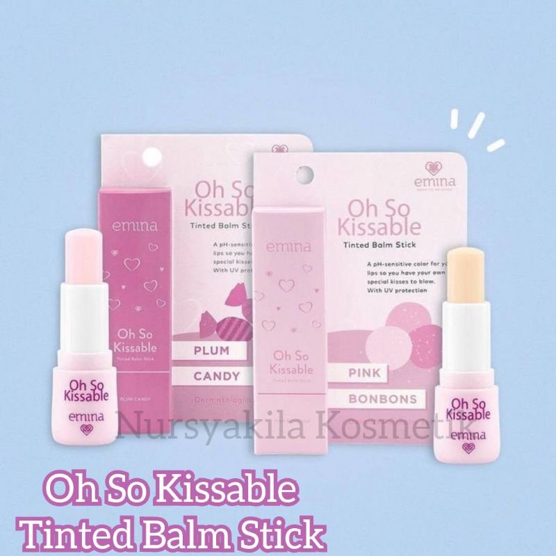 Jual Emina Oh So Kissable Tinted Balm Stick 3.4 gr - Lip Care ...