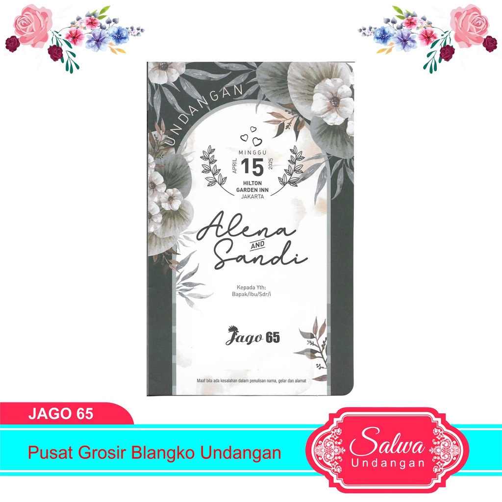 Jual Blangko Undangan Jago 65 Harga Murah | Shopee Indonesia