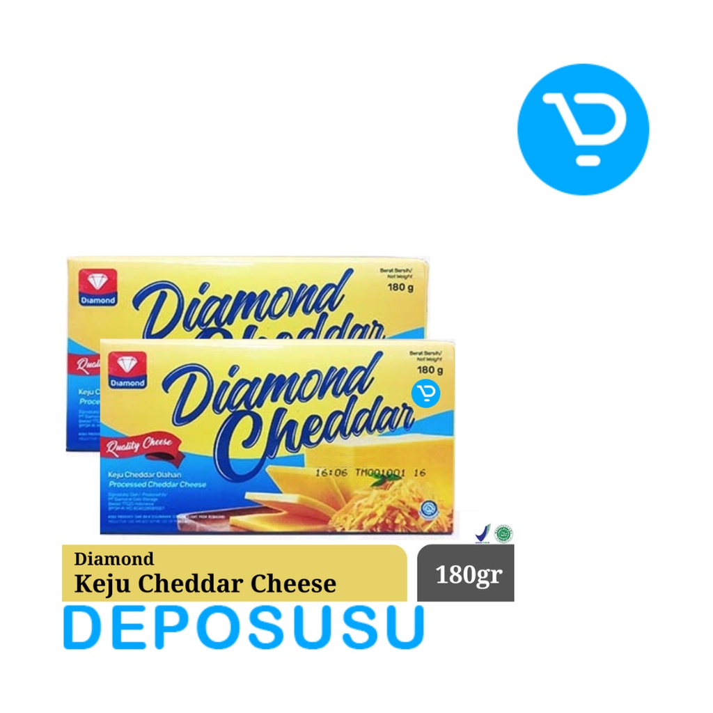 Jual Keju DIAMOND Cheese QUICK MELT & CHEDDAR | Shopee Indonesia