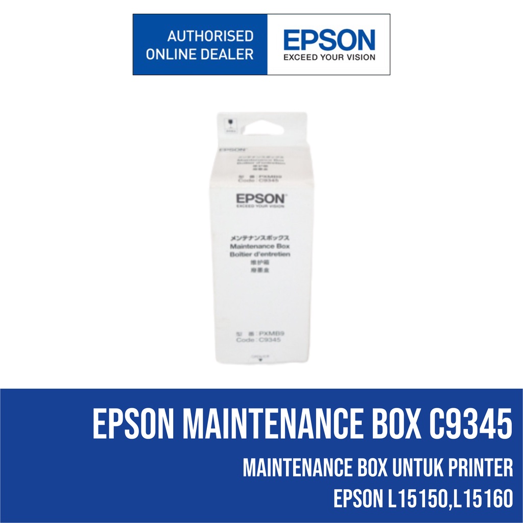 Jual Epson Maintenance box C9345 For Epson L15150 L15160 M15140 ...
