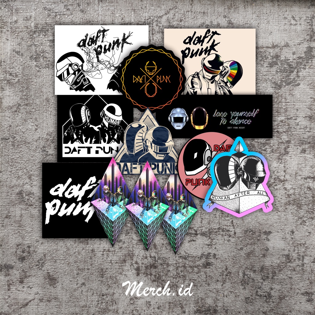 Jual stiker band DAFT PUNK / STIKER PACK | Shopee Indonesia