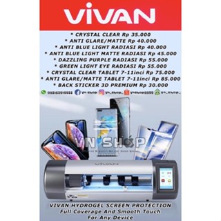 Jual VIVAN HYDROGEL SCREEN PROTECTION/ANTI GORES HYDROGEL VIVAN READY ...