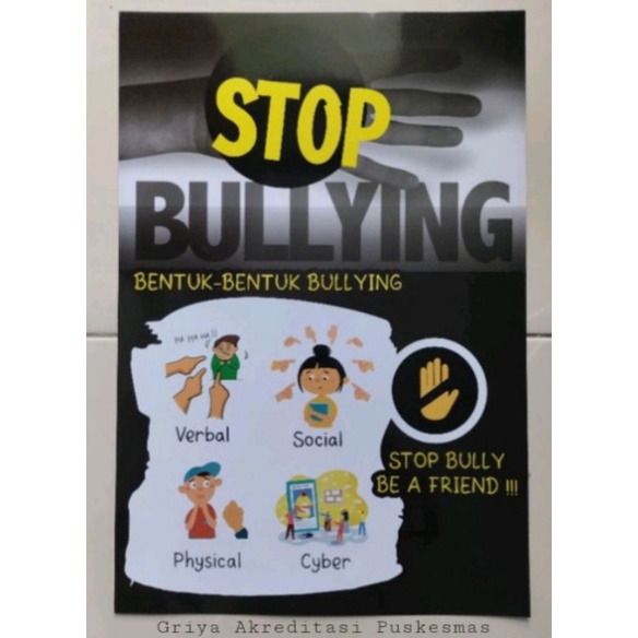 Jual Poster Stop Bullying Bentuk-Bentuk Bullying | Shopee Indonesia