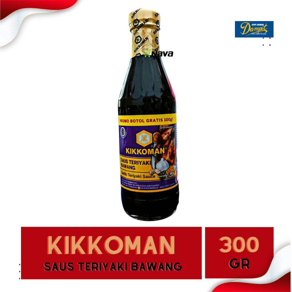 Jual KIKKOMAN GARLIC TERIYAKI 300ml / KIKOMAN SAUS TERIYAKI / SAUS ...