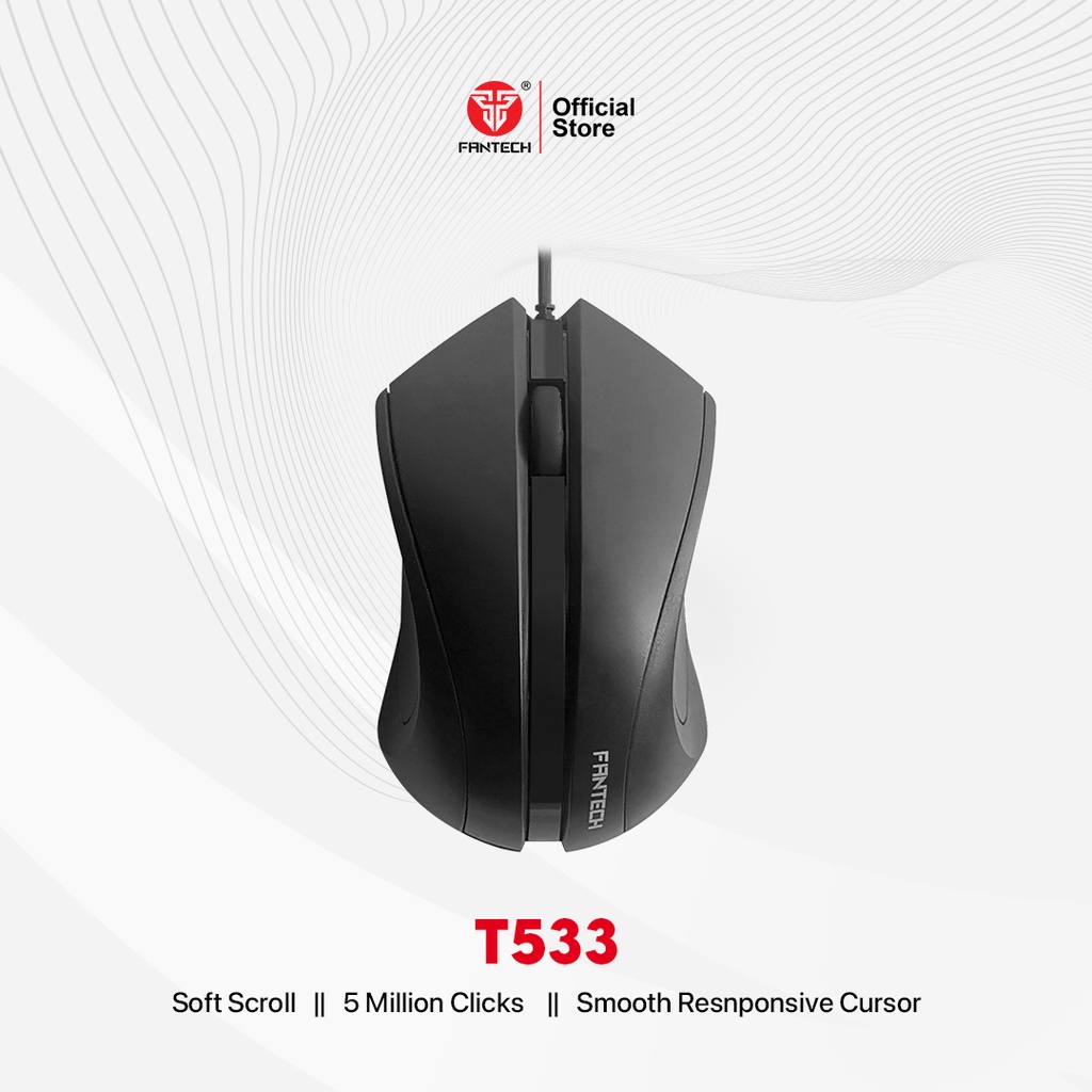 Jual Fantech Mouse Office Premium Wired T533 | Shopee Indonesia