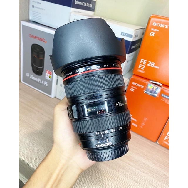 Jual LENSA CANON 24-105MM F4 L USM - LENSA 24-105MM MULUS SEPERTI BARU - LENSA 24-105MM F4 ...