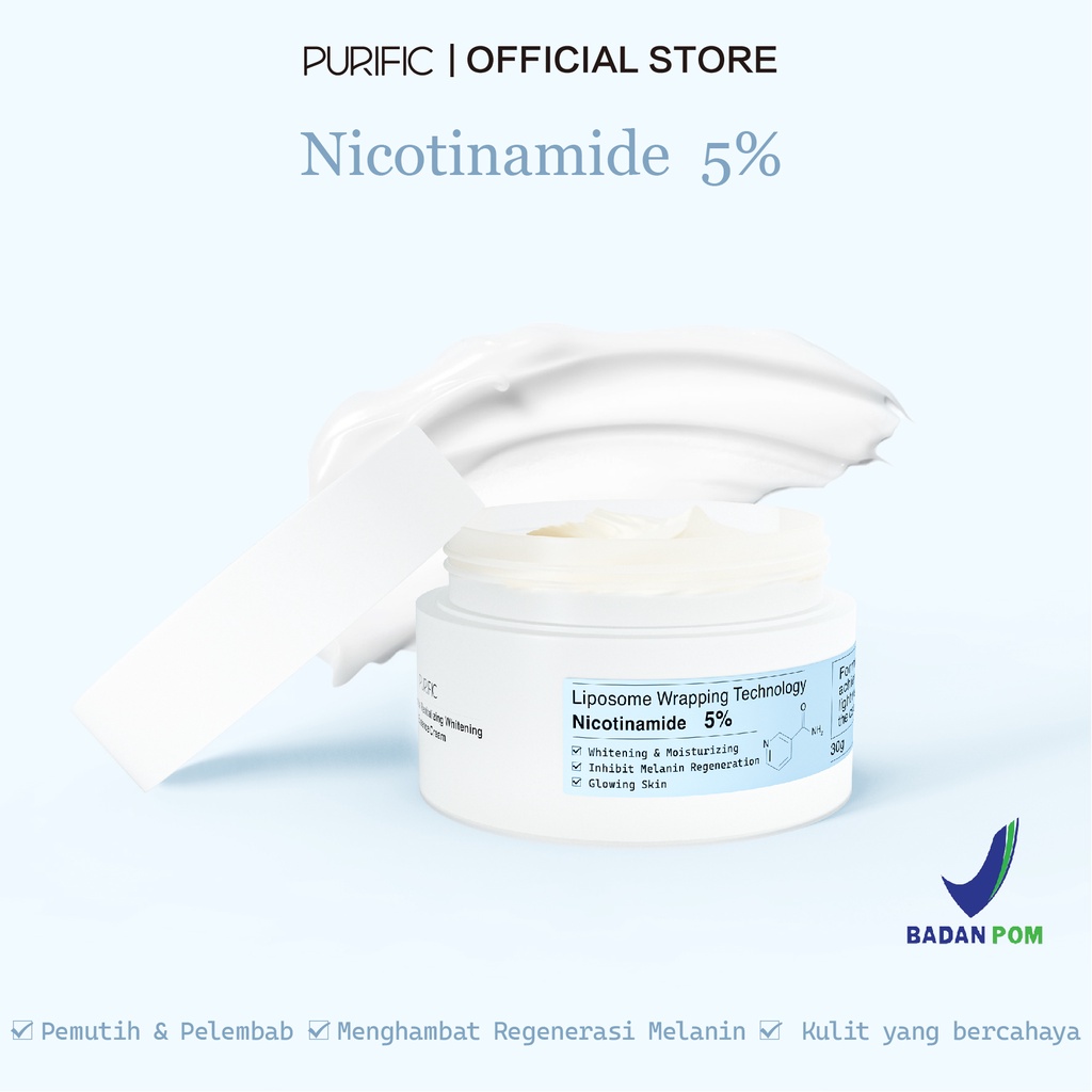 Jual PURIFIC Nicotinamide Whitening Essence Cream | Shopee Indonesia