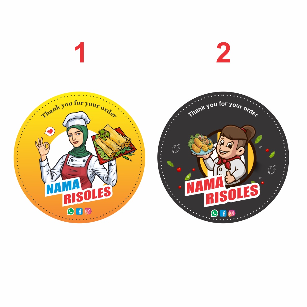 Jual Stiker risoles | stiker risol mayo | Shopee Indonesia