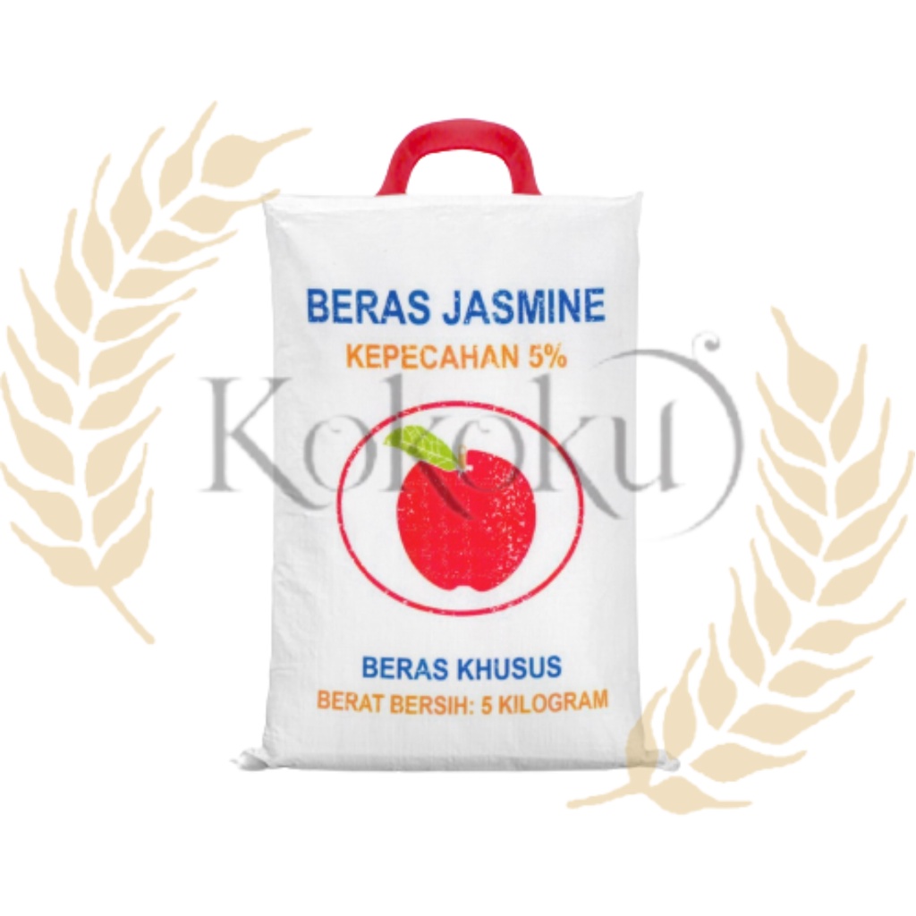 Jual Beras Jasmine Import 5kg Apel Jasmine | Shopee Indonesia