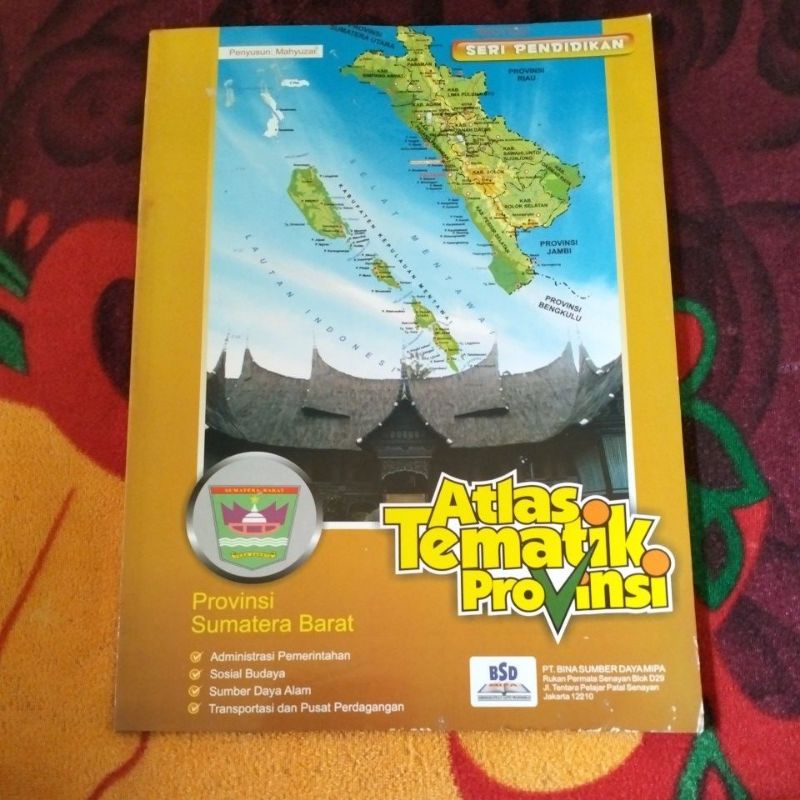 Jual BUKU ORIGINAL PETA ATLAS TEMATIK PROVINSI SUMATERA BARAT | Shopee Indonesia