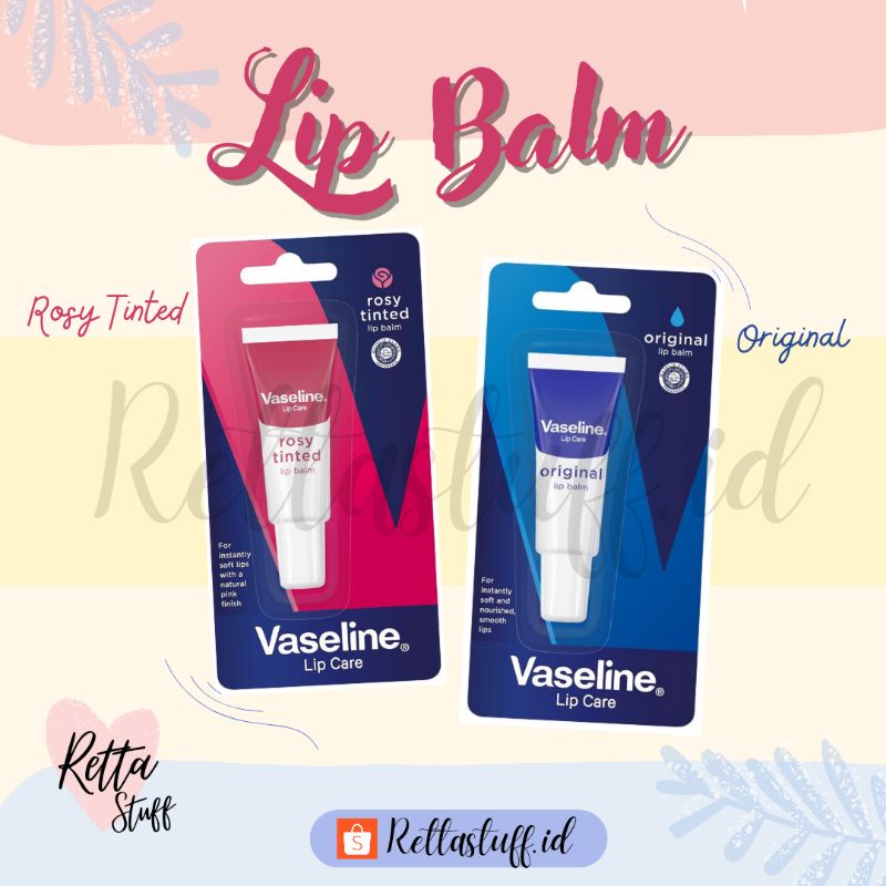 Jual Vaseline Lip Balm Pelembab Bibir Pencerah Bibir Rosy Tinted & Original 10g | Shopee Indonesia