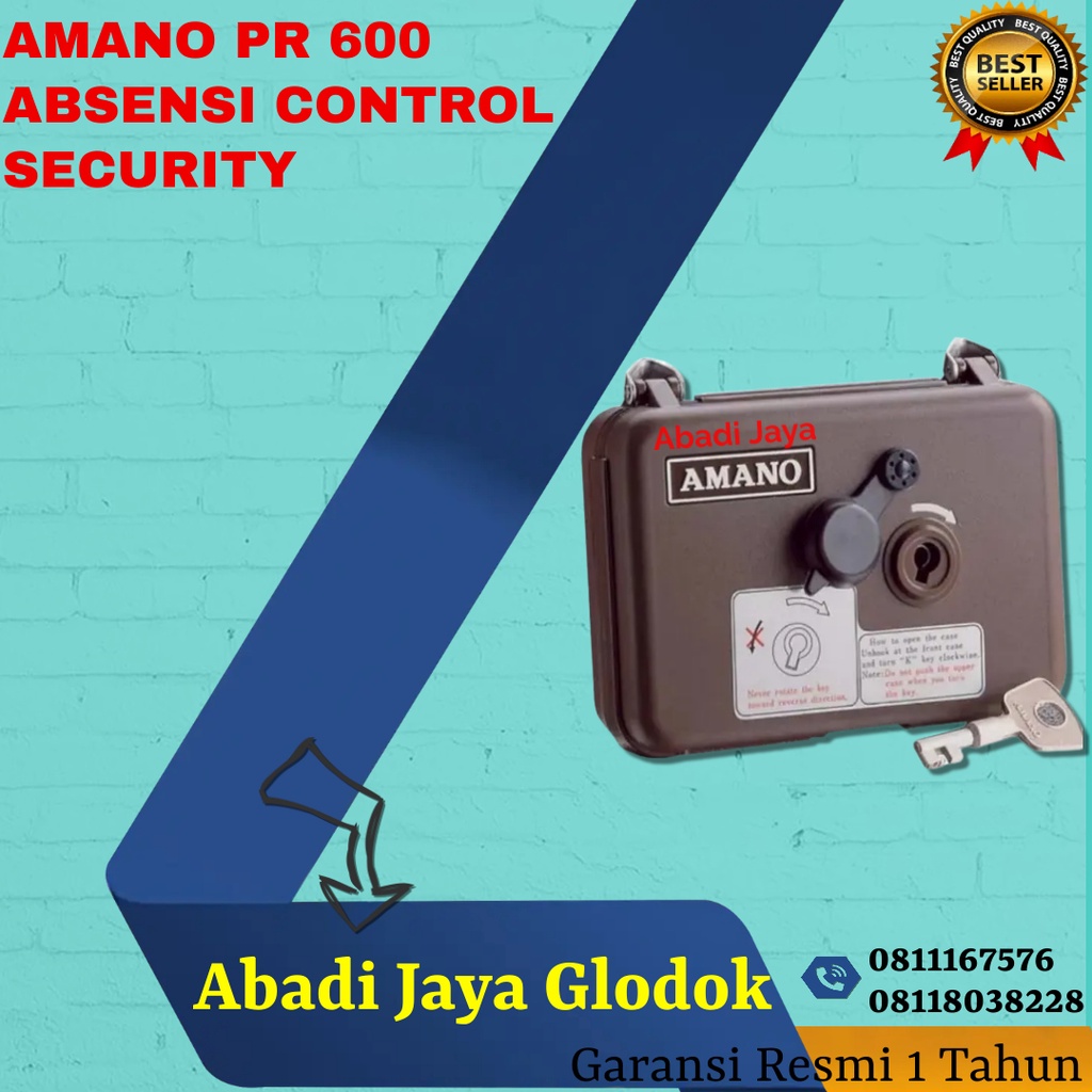 Jual AMANO PR 600 MESIN ABSENSI CONTROL SATPAM | Shopee Indonesia