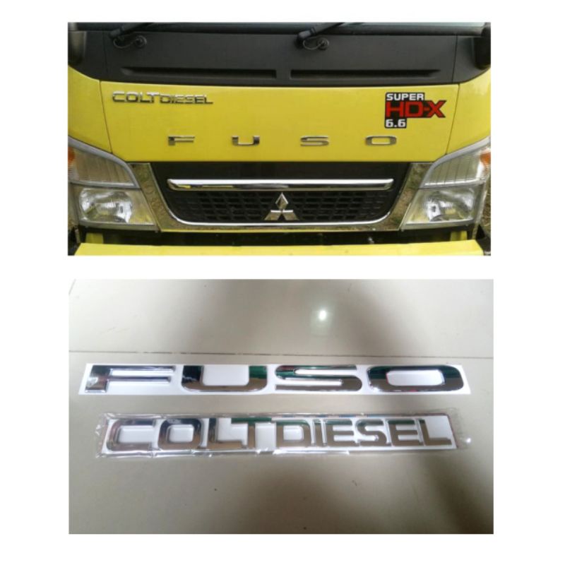 Jual Emblem fuso / Logo fuso / emblem canter / emblem colt diesel ...