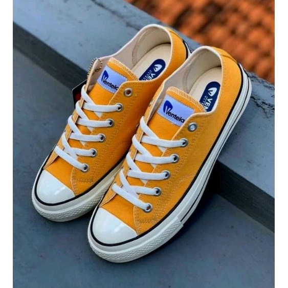 Jual Sepatu Ventela 70s Dark Yellow Kuning Low Cut 100% Original ...