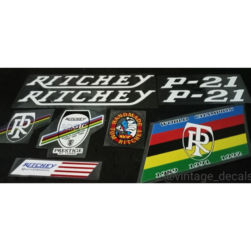 Jual sticker decal sepeda RITCHEY P21 team WCS | Shopee Indonesia