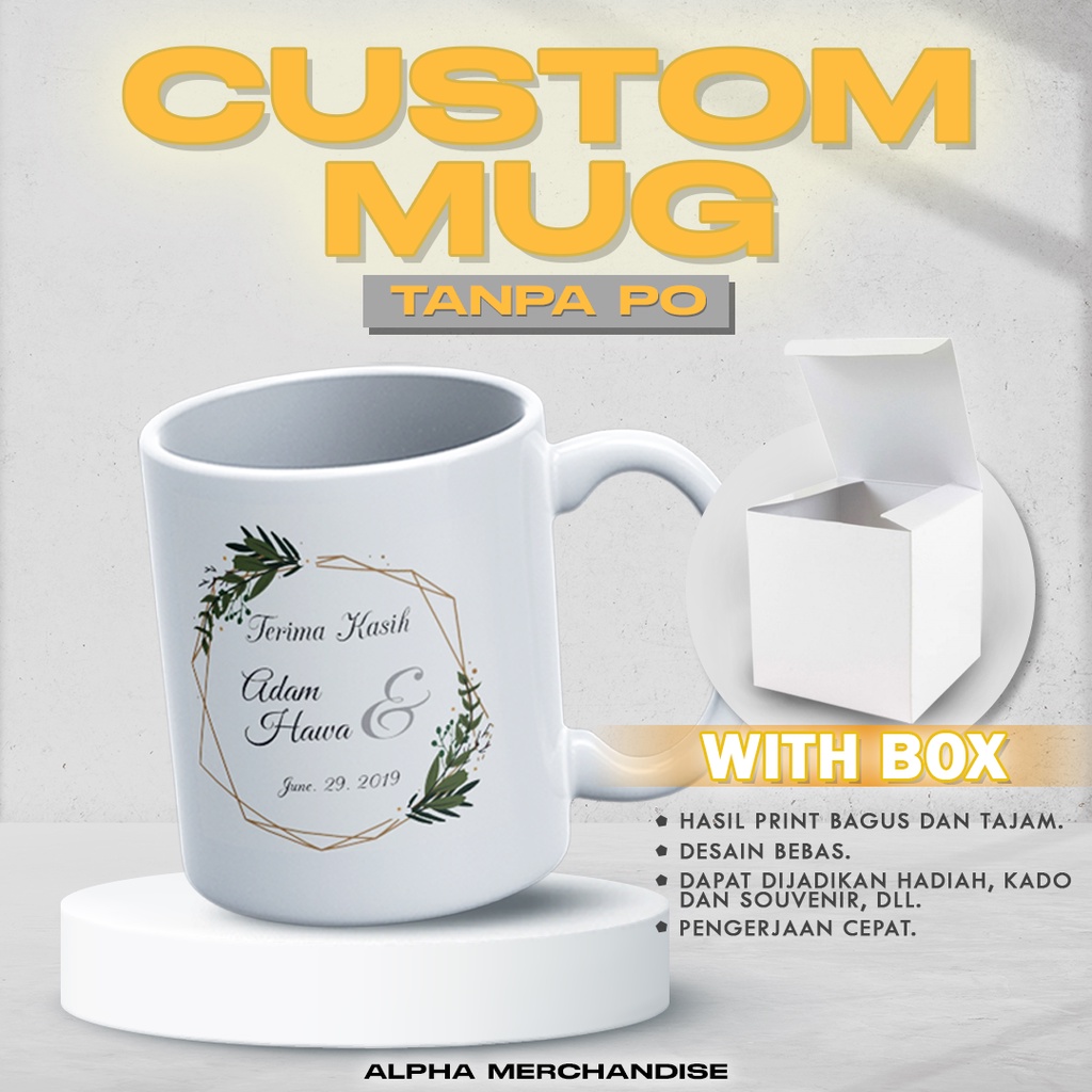 Jual Mug Custom Tanpa PO / Satuan / Murah | Shopee Indonesia