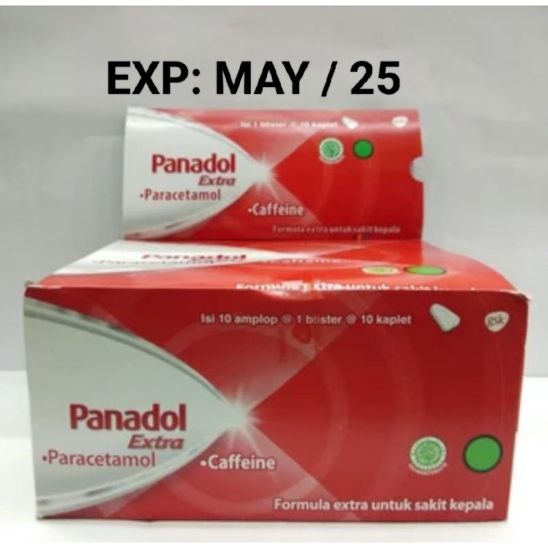 Jual Panadol Extra Merah jual Per box isi 10 Strip | Shopee Indonesia