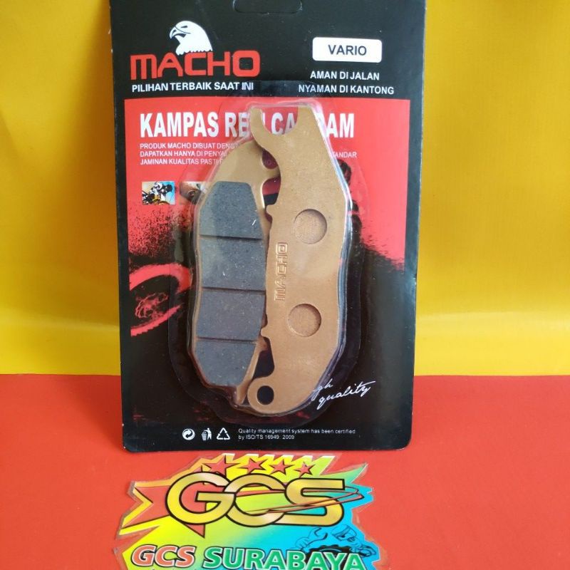 Jual DISC PAD, KAMPAS REM CAKRAM DEPAN VARIO OLD,VARIO 110,VARIO LAMA ...