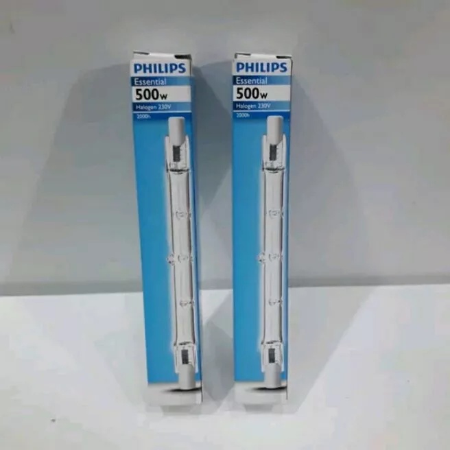 Jual Lampu Philips Halogen 500W Plusline Refill lampu sorot, Lampu ...