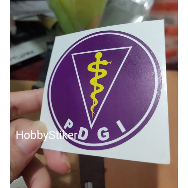 Jual Stiker PDGI persatuan dokter gigi indonesia timbul tempel dalam ...