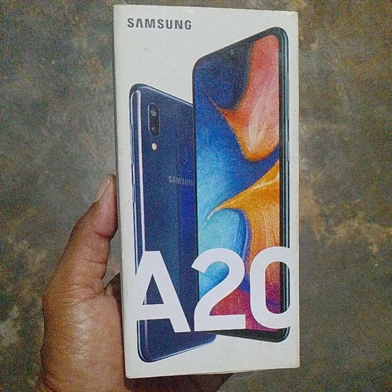 Jual dus box / kotak hp ORI Samsung A20 ORI bawaan hp | Shopee Indonesia