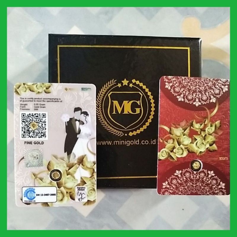 Jual #ORIENTCOSMETIC# Emas Mini Gold 0.05 Gram Wedding Gift Series ...