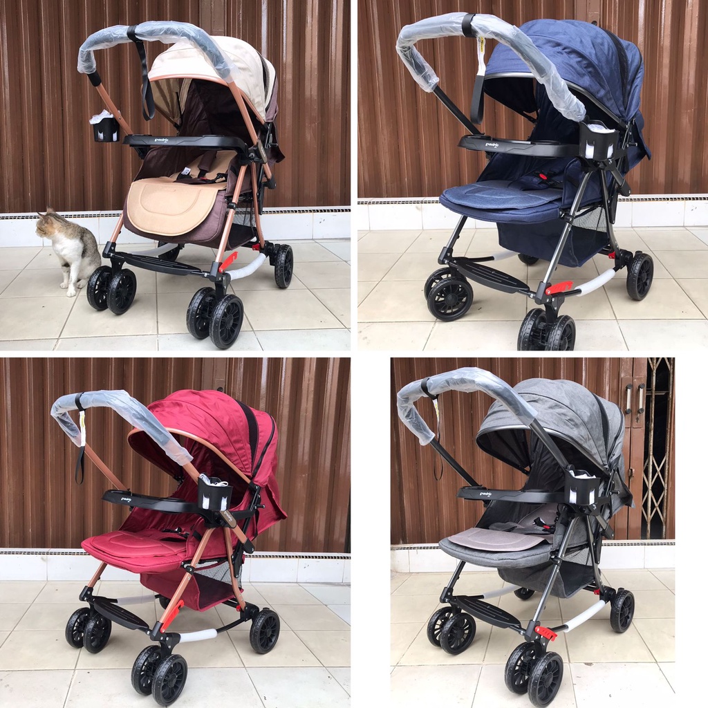 Jual Baby Stroller Rocking Reversible Kereta Dorong Untuk Bayi Bisa 2 ...
