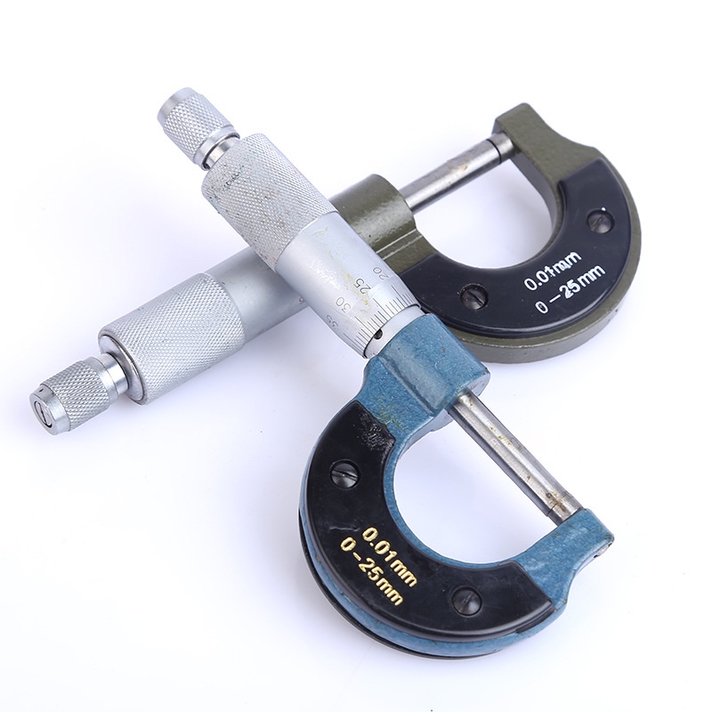 Jual Alat Ukur Ketebalan Micrometer 0-25mm 0.01mm Mitutoyo - OMOT8BSL ...