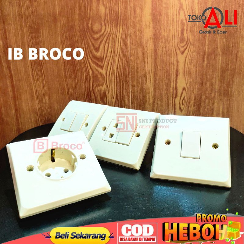 Jual BROCO ALLEGRA Saklar IB Tembok Inbow Tanam Original SNI | Shopee ...
